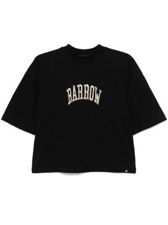 Barrow t-shirt à logo brodé - Noir
