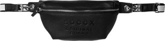 soccx Umh&auml;ngetasche mit Intarsia-Webriemen