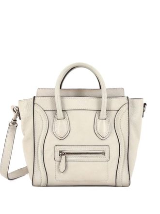 Celine Luggage Bag Grainy Leather Nano crossbody bag - Gris