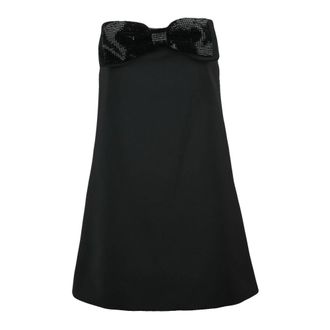 Self Portrait Trapeze Mini Dress - - Dresses - Damen - Schwarzk - 3XS