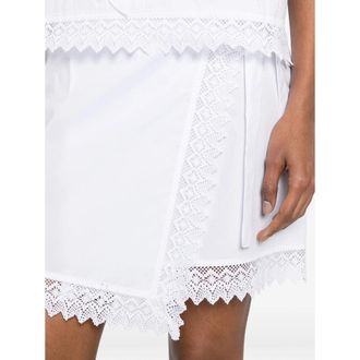 The Nina Studio Maya Short Swim Skirt - White