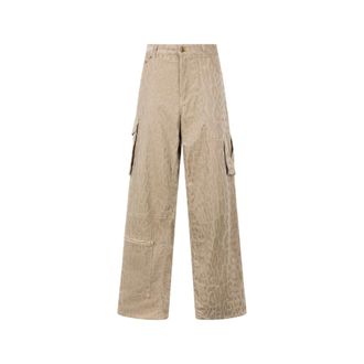 Roberto Cavalli Damen, Hosen, Braun, SGröße