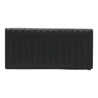 Bottega Veneta Pre-owned Intrecciato Long Bifold Wallet - - Pre-owned - Damen - Schwarzk - ONE SIZE