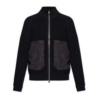 Moncler Zip-Cardigan mit Rei&szlig;verschluss - - Sweatshirts & Hoodies - Herren - Blau - S