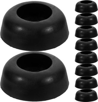 DOITOOL 100 St&uuml;ck Silikon M&ouml;belgleiter mit Schraubl&ouml;chern rutschfeste Quadratische Fu&szlig;pads Feuchtigkeitsbest&auml;ndig M&ouml;belbeinschoner f&uuml;r Waschmaschine Trockner 