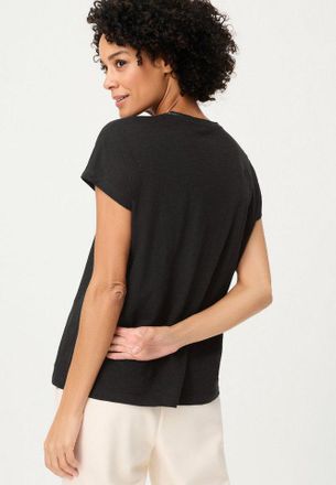 Olsen T-Shirt Shirt mit V-Ausschnitt