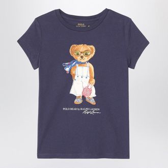 Polo Ralph Lauren Polo Bear T-Shirt marineblau aus Baumwolle