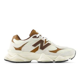 New Balance Unisexe 9060 en Marron/Beige, Su&egrave;de/Mesh, Taille 37.5