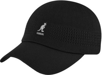 Kangol Ventair Space Cap Baseballcap Basecap Baseballkappe Sommerkappe Strandkappe Damen/Herren - mit Schirm Sommer Frühling-Sommer - XL (60-61 cm) schwarz