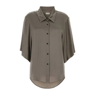 Dries Van Noten Damen, Blusen & Hemden, Grau, MGr&ouml;&szlig;e