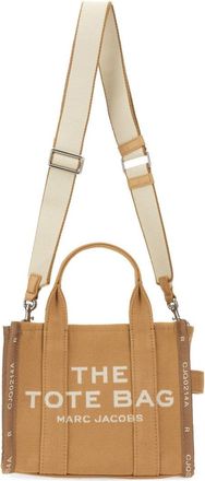 Marc Jacobs Womens Handbag The Tote Small Beige Cotton Handbags Hand Bags