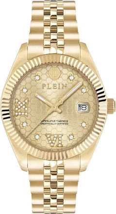 Philipp Plein Uhr - Quarz-Analoguhr Date Superlative - Gr. unisize - in Gold - f&uuml;r Damen