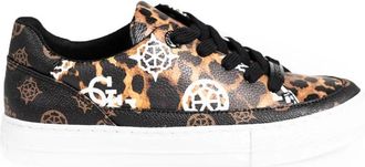 Guess Baskets Lusey - Femme - Chaussures - Noir - Taille: 35 EU