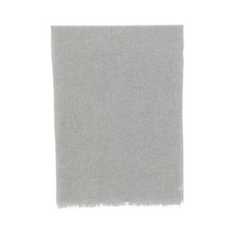 D'Aniello Lissen Stola - - Accessories - Damen - Grau - ONE SIZE