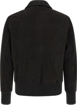 Giorgio Brato Lambskin Suede Jacket - Black