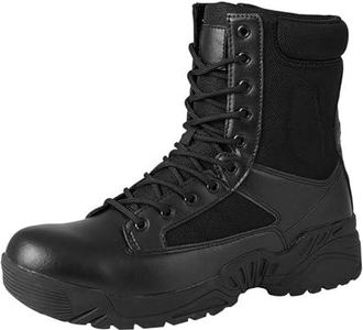 Generic Bottes dhiver pour homme : bottes tactiques hautes pour lhiver, la neige, la randonn&eacute;e, le trekking, le travail en plein air, chaussures de s&eacute;curit&eacute;, 