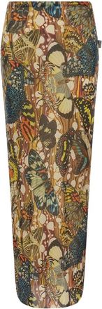 Jean Paul Gaultier Femme, Jupes, Multicolore, Taille: 40 FR The Yellow Butterfly Skirt