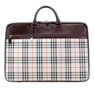 Burberry unisex, Pre-owned, Brun, Taille: ONE Size Sac de voyage Pre-owned
