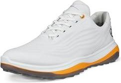 Ecco Lt1 Hybrid Chaussures de Golf imperméables pour Homme, Blanc/Lever du Soleil, 37.5/38 EU