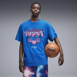 Puma x POK&Eacute;MON Oversized T-Shirt Herren, Kleidung, Blau, L