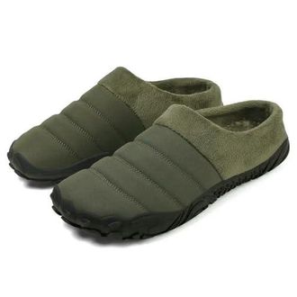 Generic YUJIEBB Chaussons dhiver en coton &eacute;pais doubl&eacute; polaire, Yzq01 Vert kaki, 43.5 EU