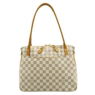 Louis Vuitton Pre-owned Figeac PM Damier Azur Sac Cabas - Femme - Pre-owned - Beige - Taille: ONE Size