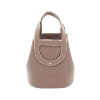 Herm&egrave;s Pre-owned Cuir sacs-main - Femme - Pre-owned - Gris - Taille: ONE Size
