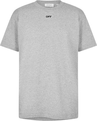 Off-white Off White - Off T-Shirt f&uuml;r Herren, kurz&auml;rmlig (Hellgrau)