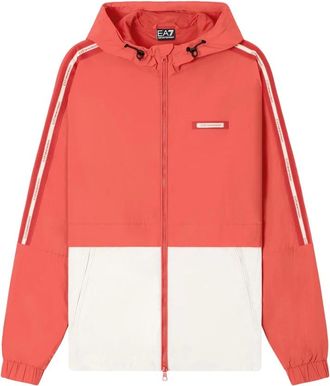 Emporio Armani Emporio Armani Ea7, Homme, Vestes, Multicolore, Taille: M Logo Series Nylon Hooded Jacket