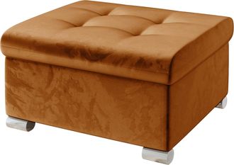 Mirjan24 Polsterhocker Niko klein Sitzbank Sitzhocker Fu&szlig;bank Pouf Hocker Farbauswahl (Piano 21)