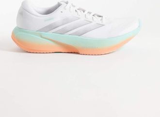 adidas adidas Running Supernova Rise 3 Sneaker in Wei&szlig; mit blau-orangefarbenem Farbverlauf