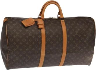 Louis Vuitton Pre-owned Toile sacs-de-voyage - Femme - Pre-owned - Brun - Taille: ONE Size
