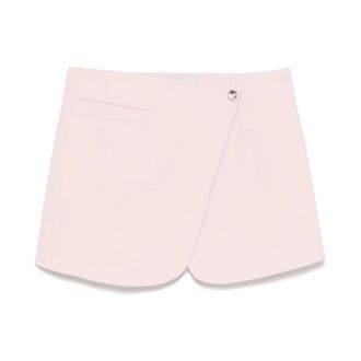 Coperni Overlapping Panel Short Skirt - - Skirts - Damen - Rosa - XS