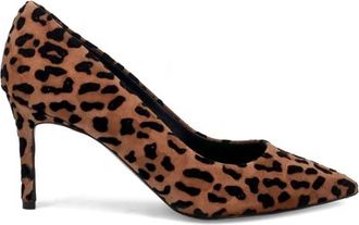 Sangiorgio D&eacute;collet&eacute; Leopard Brandy pour femme en daim marron - V25313 Leo FLOC. Brandy - Taille 36, marron, 36 EU