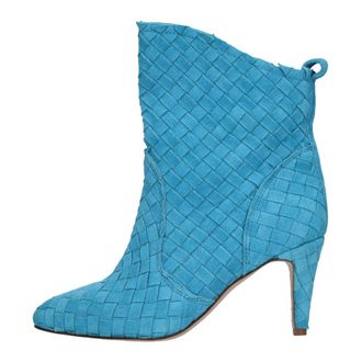 The Seller Femme, Chaussures, Bleu, Taille: 37 EU Bottines &agrave; Cheville en Daim