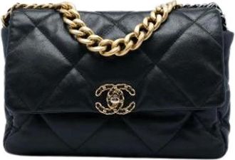 Chanel Pre-owned Large 19 Flap - Femme - Pre-owned - Noir - Taille: ONE Size