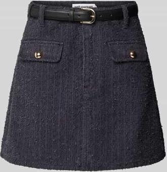 Self Portrait Minirock aus reiner Baumwolle