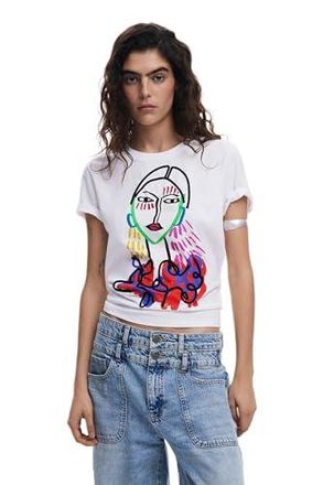 Desigual TS_MISURI, 1000 White, XS