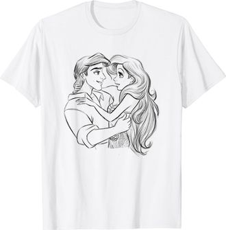 Disney Ariel and Prince Sketch T-Shirt