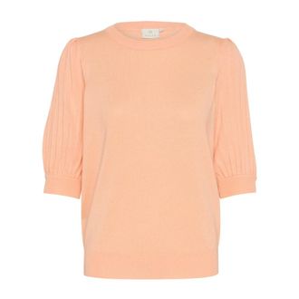 Kaffe Femme, Pulls, Orange, Taille: 42 FR Maille ras du cou