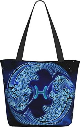 AOOEDM Space-Pisces Ladies Shopping Bag 13x11x7in.Le cadeau parfait pour la Saint-Valentin.Cest de la Saint-Valentin pour maman, fille, &eacute;pouse, etc