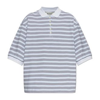 R&oacute;he Femme, Tops, Bleu, Taille: 40 FR Polo Oversize