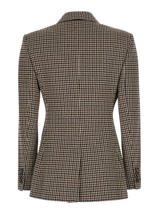Max Mara Womens Double-Breasted Jacket Eccelso Multicolour Viscose Blazers