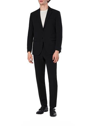 Karl Lagerfeld Herren Anzug schwarz Slim Fit