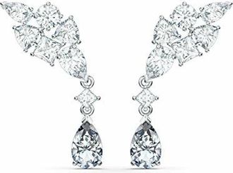 Swarovski Tennis Deluxe Mixed Cut Ohrringe - - Accessories - Damen - Wei&szlig; - ONE SIZE