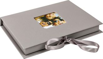 Walther Design Aufbewahrungsboxen grau mit Cover-Ausstanzung, Fun FB-112-X