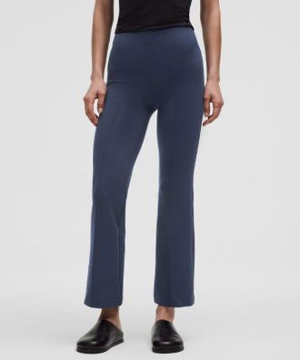 lululemon Spacer-Hose aus Stretch mit hohem Bund f&uuml;r Frauen - Gr&ouml;&szlig;e 2XS in Club Blue