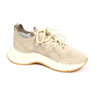 Hogan Perforierte Wildlederschuhe - - Shoes - Damen - Beige - 36 EU