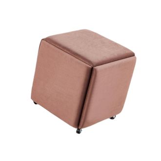 Generic 5-teiliger Make-up-Hocker mit R&auml;dern, Sitzgelegenheiten for kleine R&auml;ume, stapelbare Kombinationshocker, for den Innen- und Au&szlig;enbereich im B&uuml;ro und a