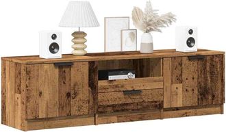 vidaXL Vidaxl - Meuble tv vieux bois 140x35x40 cm bois ding&eacute;nierie
